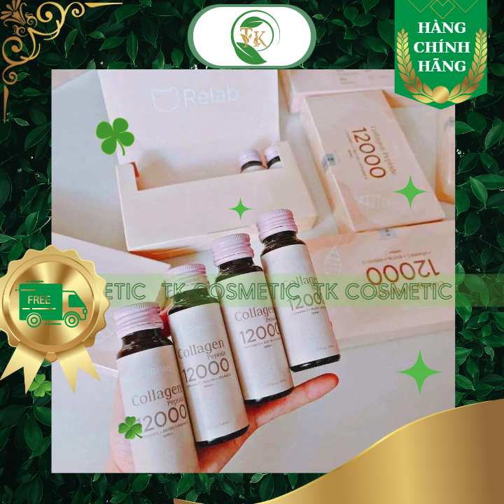 Collagen Relab 12000 Peptide Japan Chính Hãng 1 Hộp 6 Lọ | Shopee Việt Nam