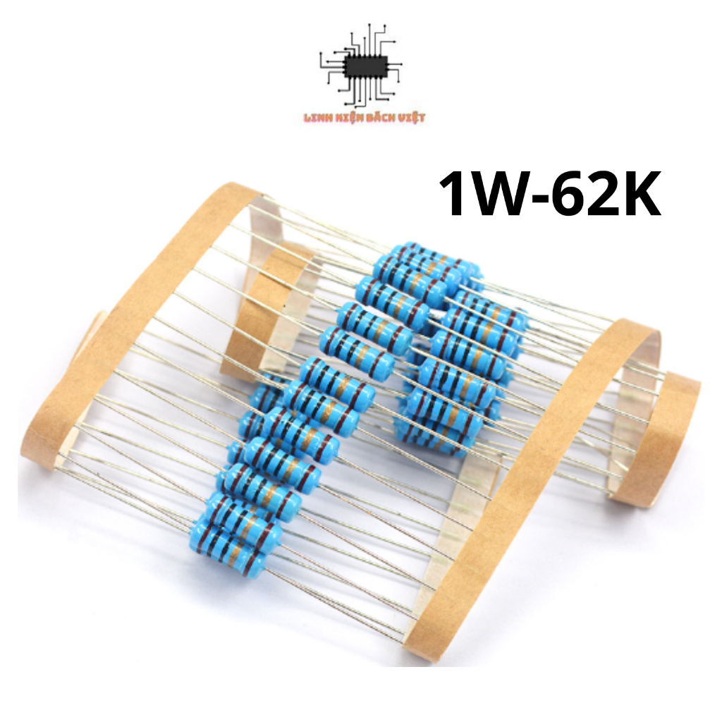 Điện trở 62K 1W 1% chân đồng (10c) | Shopee Việt Nam