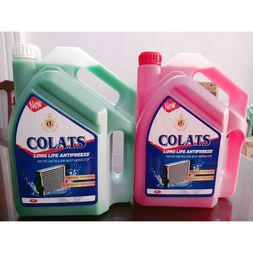 HÀNG LOẠI 1 - Nước làm mát động cơ ô tô Colats Raditor Coolant 5L ...