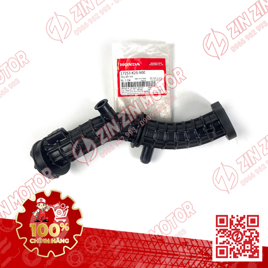 Cổ Pô E, Cổ Dê Hút Gió Trong Ngoài Vario 160, Click 160 17215-K1Z-J10, 17253-K2S-N00 Chính Hãng ...