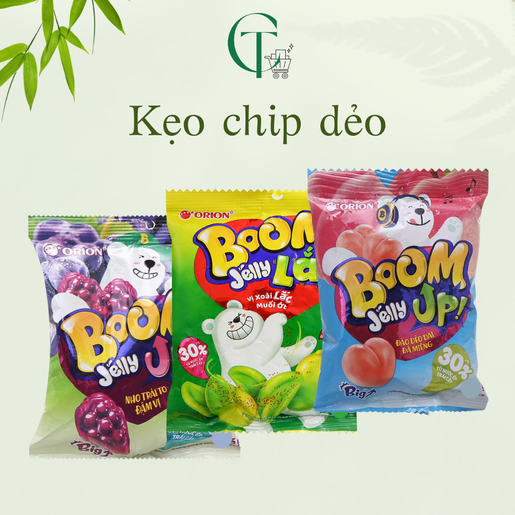 Kẹo dẻo, kẹo chip chip, kẹo dẻo hoa quả Orion Boom Jelly Up siêu ngon ...