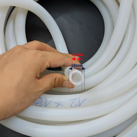 Ống tio silicon chịu nhiệt độ cao ống silicone phi 1, 2, 3, 4, 5, 6, 7, 8, 9, 10, 12, 14, 15 ...