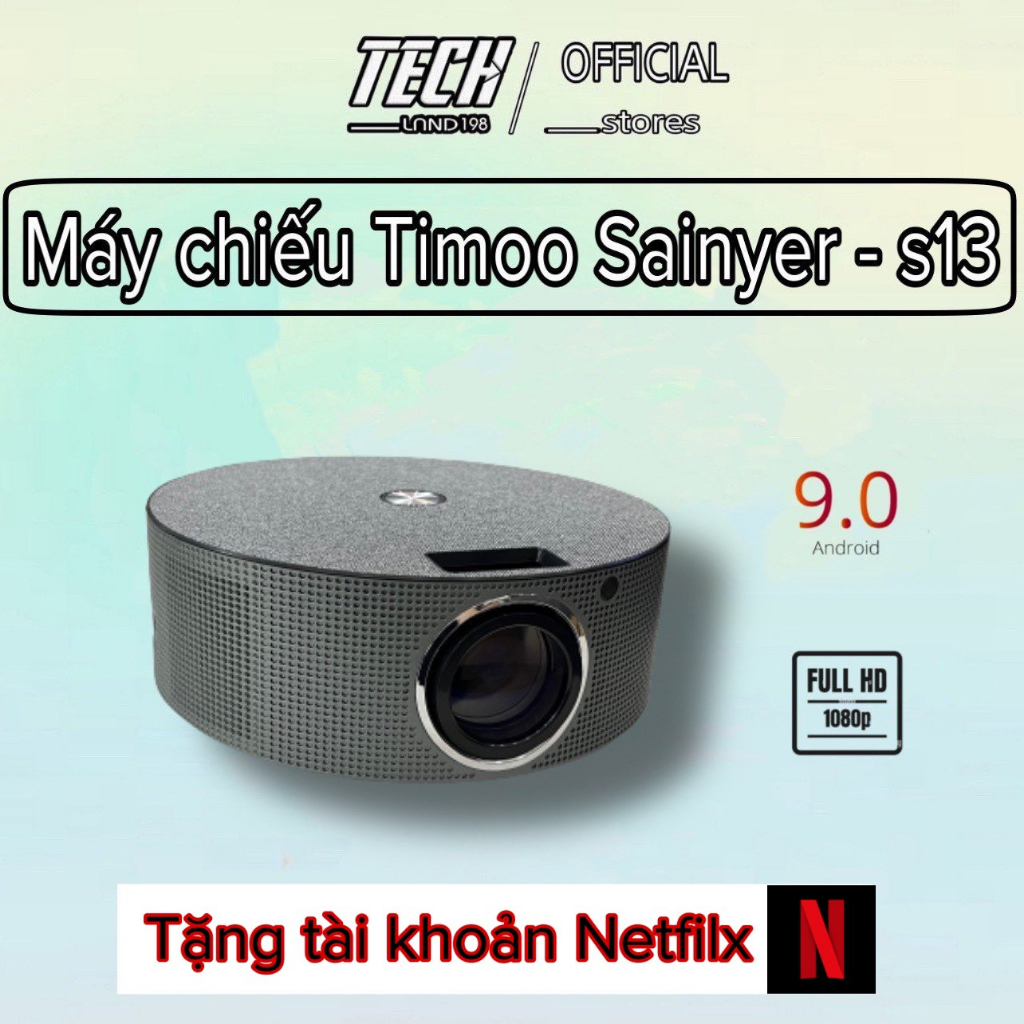 Máy Chiếu Mini TIMOO SAINYEN- S13 Độ Phân Giải HD 720p Tích Hợp Android ...