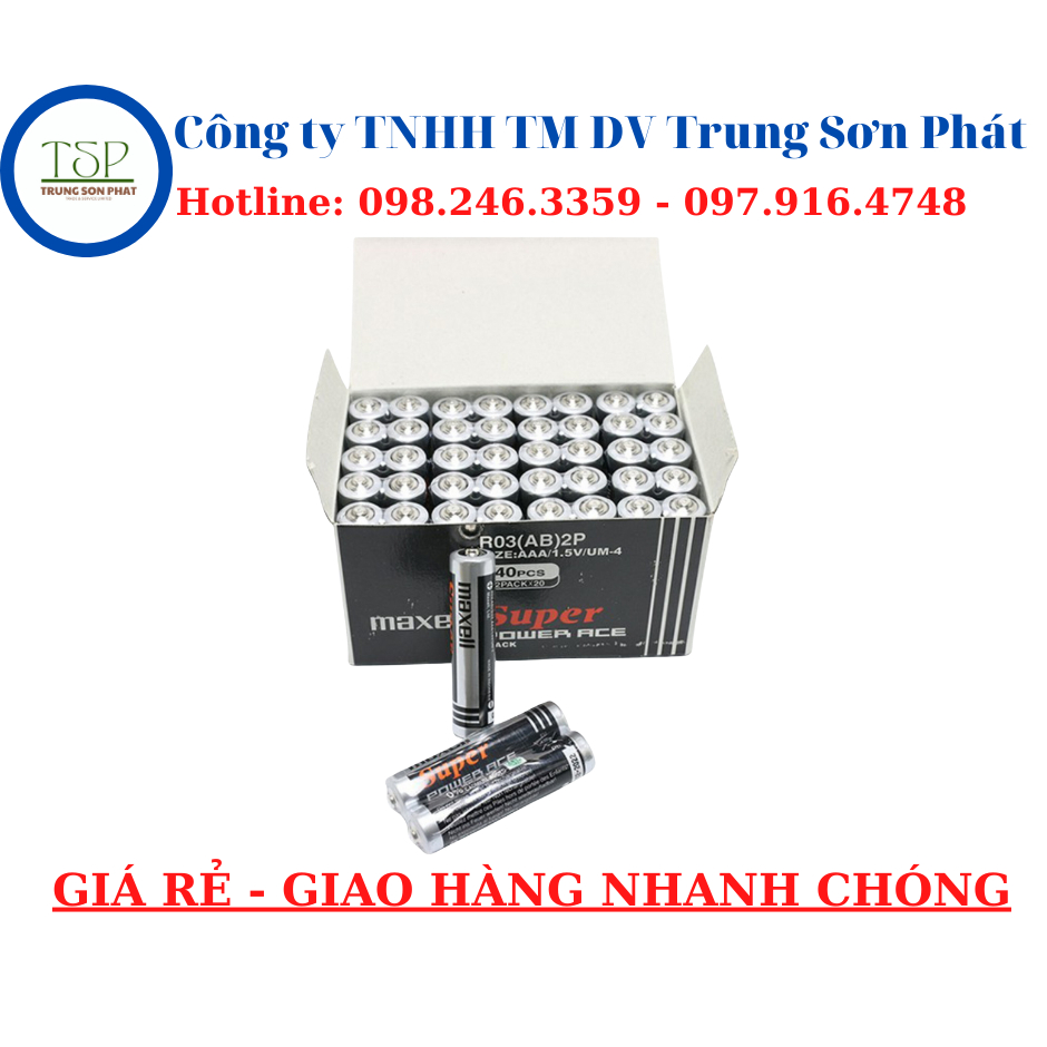 Hộp 40 Viên Pin Tiểu AAA ( 3A ) Maxell 1.5V | Shopee Việt Nam