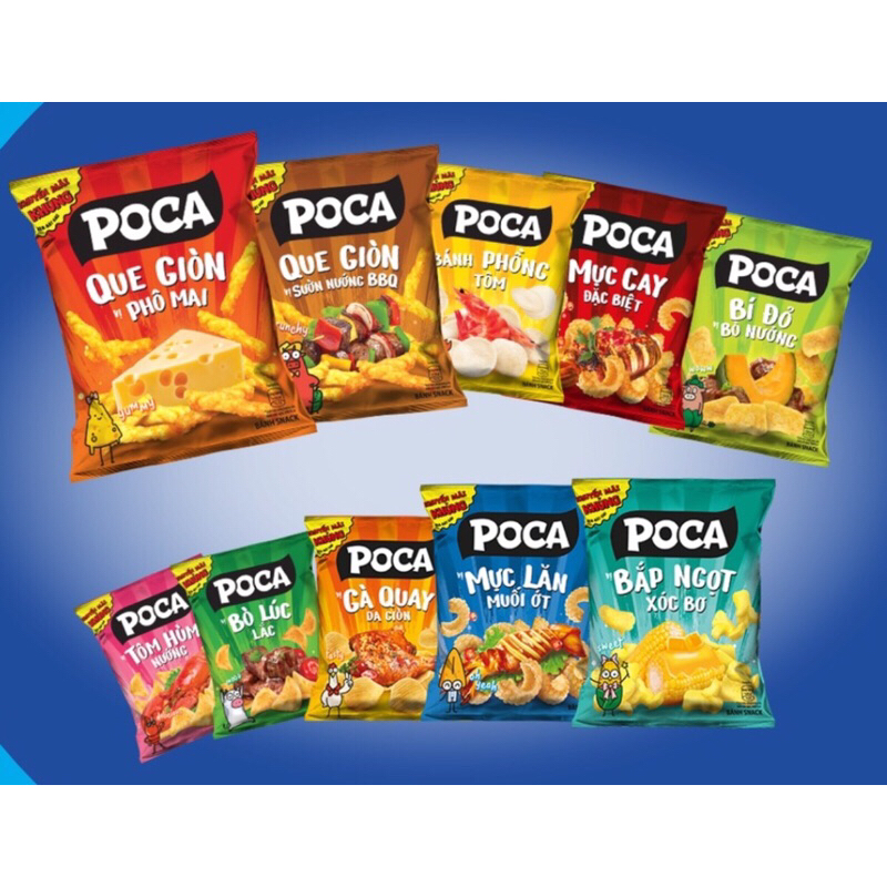 COMBO 10 GÓI BÁNH SNACK POCA MIX ĐỦ VỊ | Shopee Việt Nam