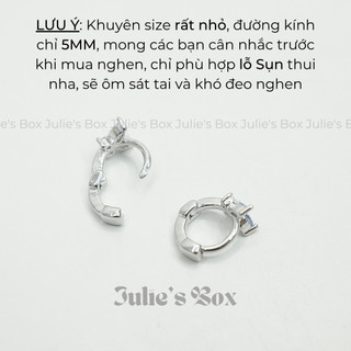 [1 Chiếc] Khuyên Tai Xỏ Nam Nữ Hoop Wings Helix Upper Lobe Unisex Không ...