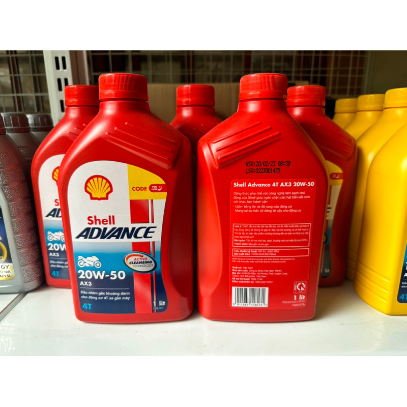 Shell Advance Ax3 20W50 Dành Cho Xe Số | Shopee Việt Nam