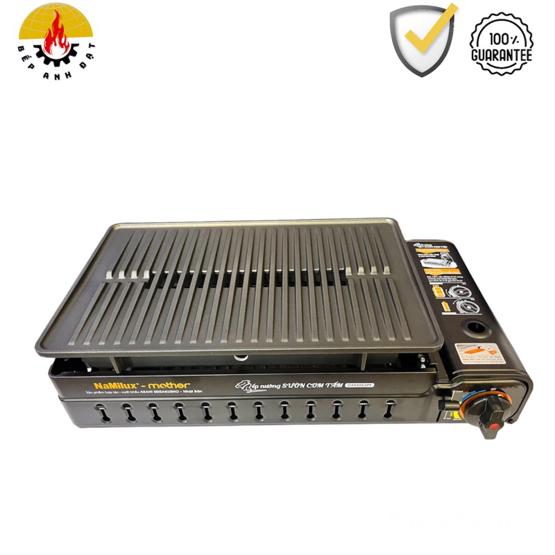 BẾP NƯỚNG TÍCH NHIỆT NAMILUX 3053APF-Dùng lon gass mini hoạc bình gas ...