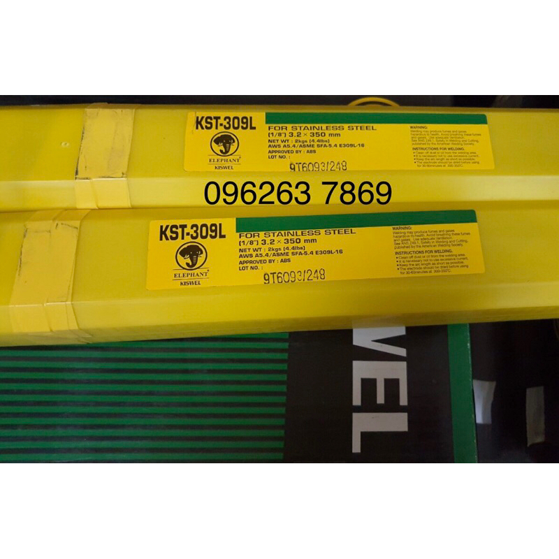 Que hàn inox KST-309L Kiswel hộp 2kg | Shopee Việt Nam