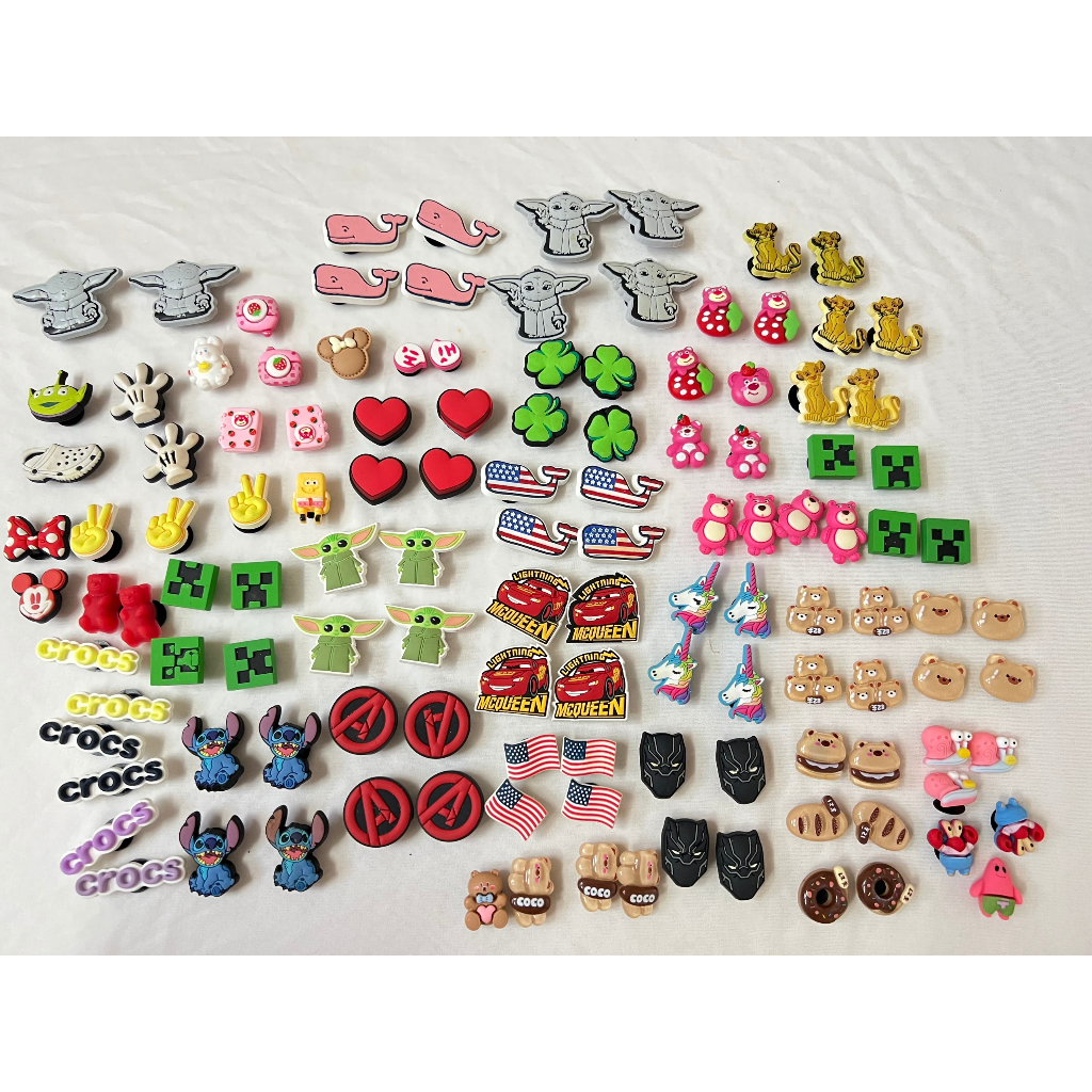 Sticker 3D chính hãng, jibbitz gắn dép crocs, bán lẻ charm dép crocs ...