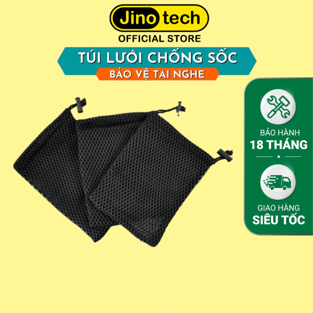 Túi Lưới Rút Chống Sốc JINOTECH Cho Chuột Máy Tính, Tai Nghe, Pin Dự Phòng 10x15cm | Shopee Việt Nam