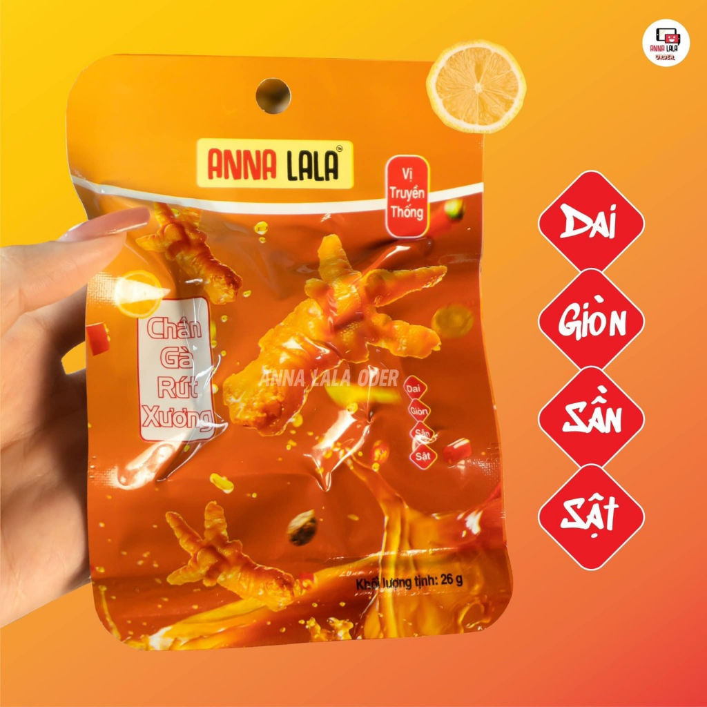 Combo 10 chân gà rút xương chính hãng Anna Lala hót nhất hiện nay ...