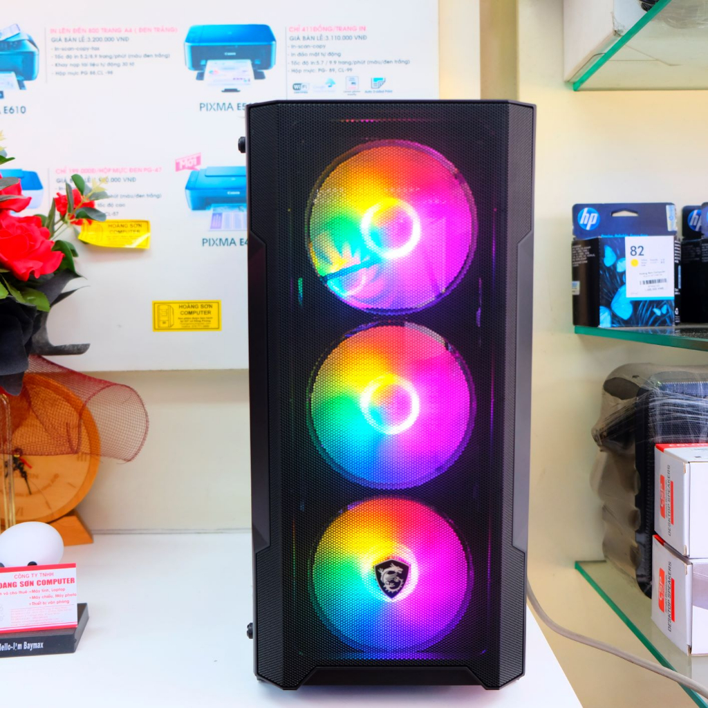 Case MSI MAG FORGE M100A (4 fan RGB) | Shopee Việt Nam