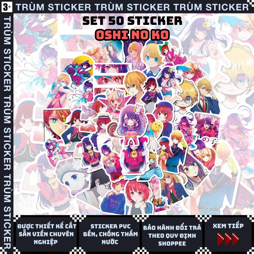 Set 50 Sticker, Hình Dán Oshi No Ko- anime,movie - Trang Trí, Decor ...