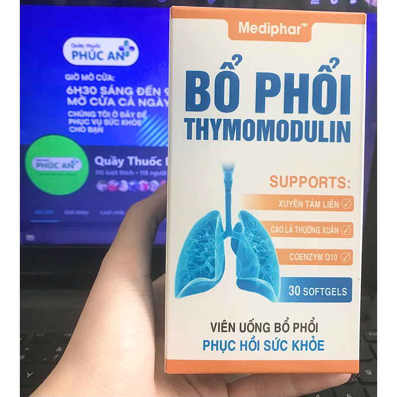 Viên uống bổ phổi Thymomodulin 30v | Shopee Việt Nam