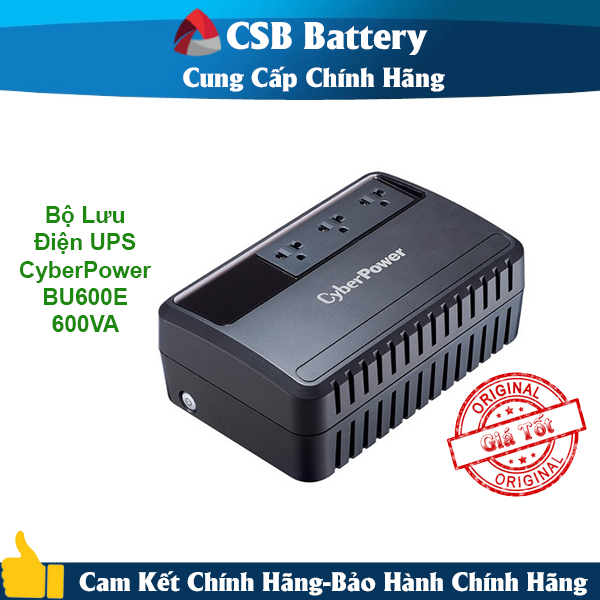 Bộ Lưu Điện UPS CyberPower BU600E 600VA | Shopee Việt Nam