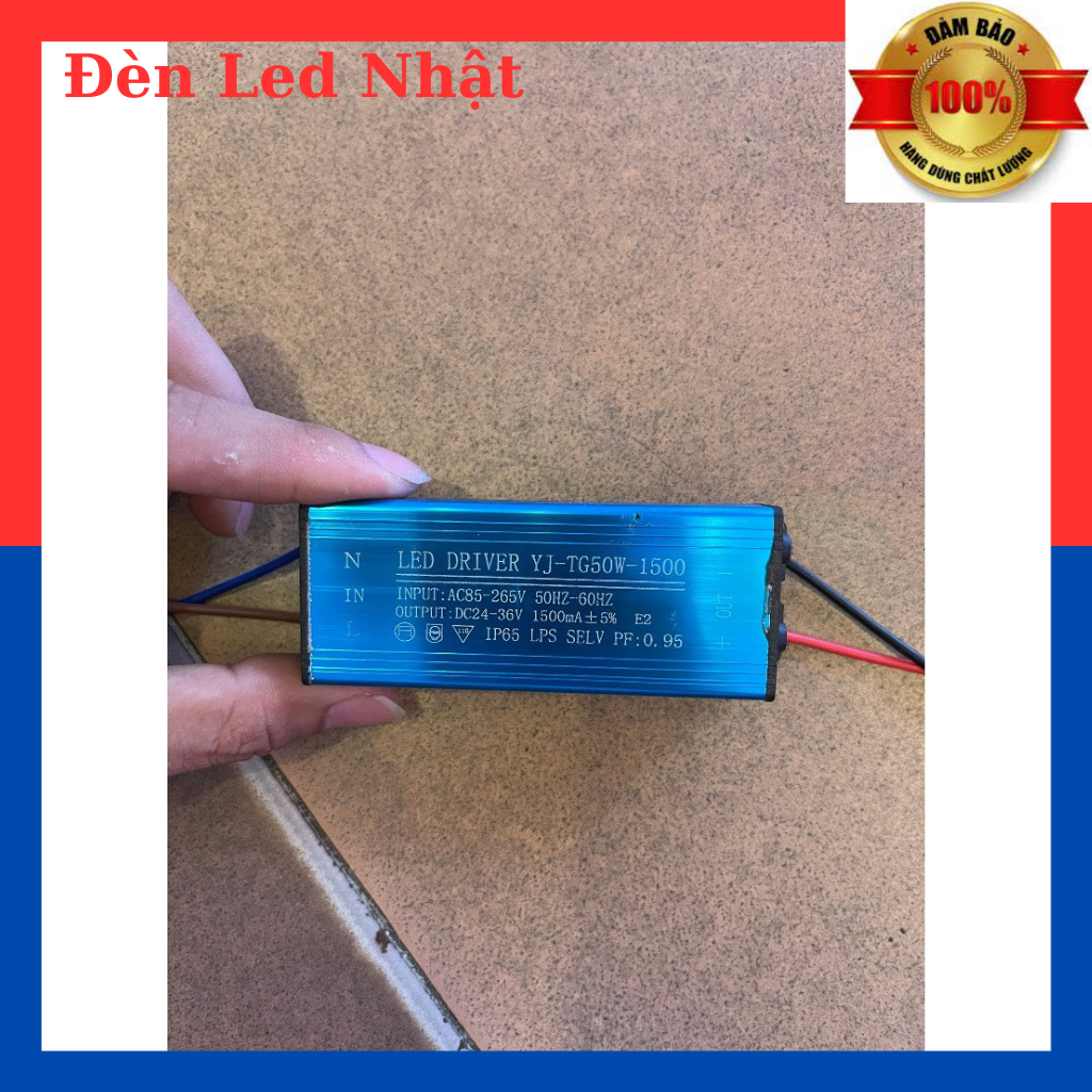 NGUỒN DRIVER CHO CHÍP LED 50W. NGUỒN CHẤN LƯU 50W BẢO HÀNH 12 THÁNG ...