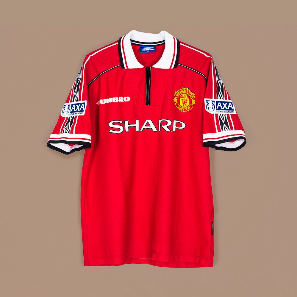 [JS49] Áo Đấu MU Sharp Đỏ Mùa 98/99 Beckham | Shopee Việt Nam