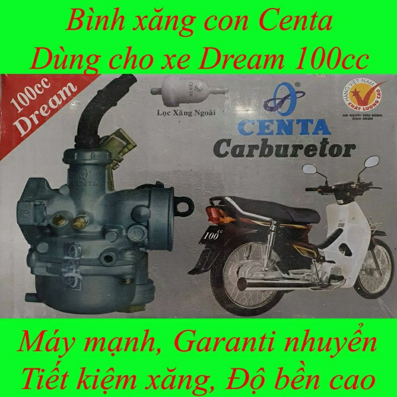Bình Xăng Con - Dream Hiệu Centa Chính Hãng [ Trái Ga Ø 16 ] | Shopee ...