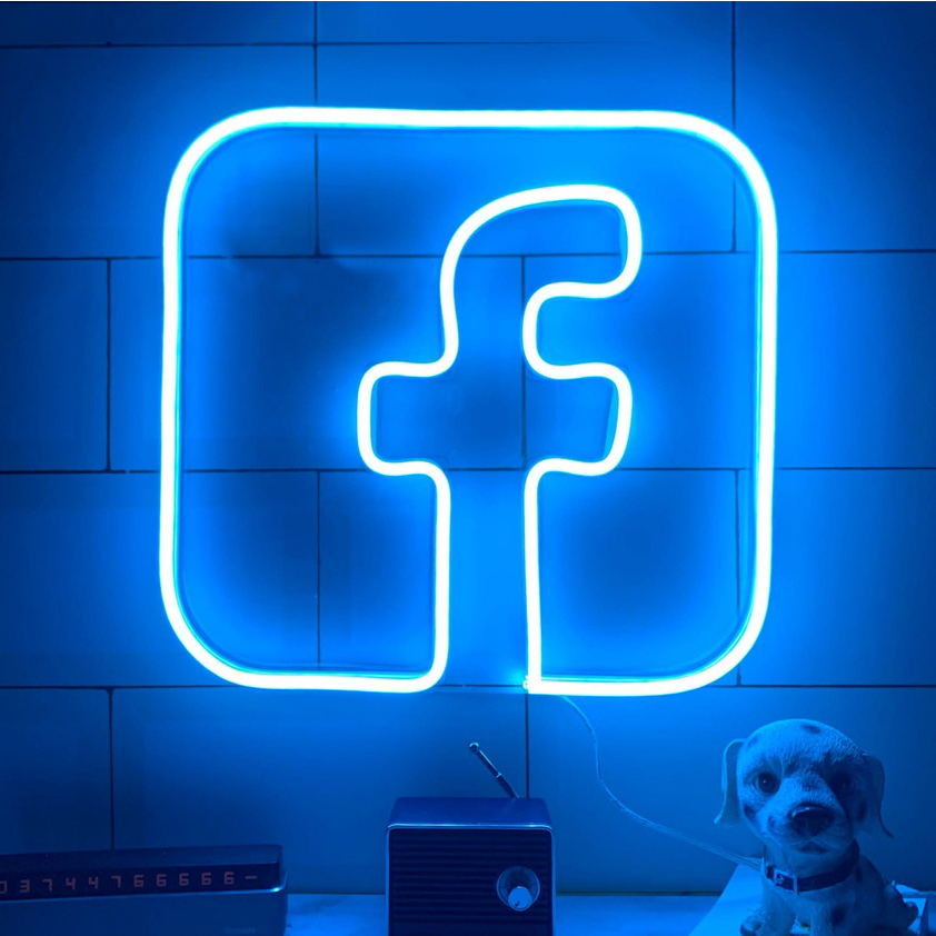 Đèn led neon trang trí decor phòng ngủ treo tường nhiều mẫu đa dạng ...