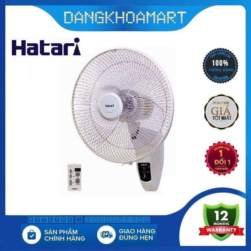 Quạt Treo Tường Điều Khiển 16 inch Hatari HT-W16R6 | Shopee Việt Nam