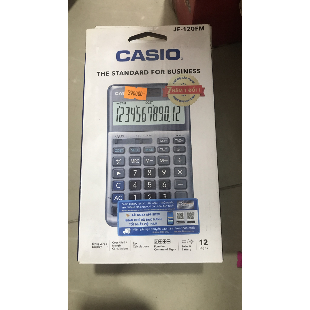 Máy tính Casio JF-120FM ( chính hãng) | Shopee Việt Nam