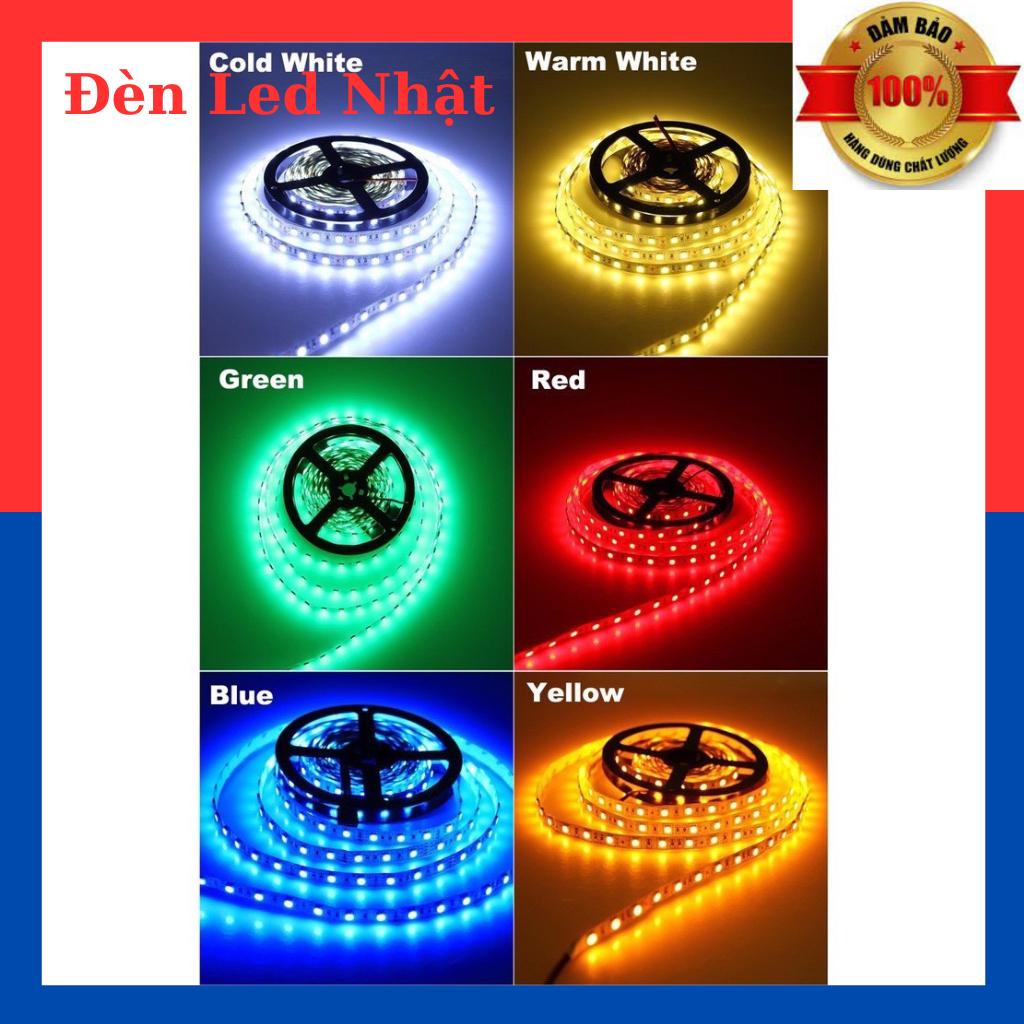 Led Dây Dán 12V 5050 Cuộn 5M - Cuộn Led Dây Dán 5050 Có Keo Dính ...