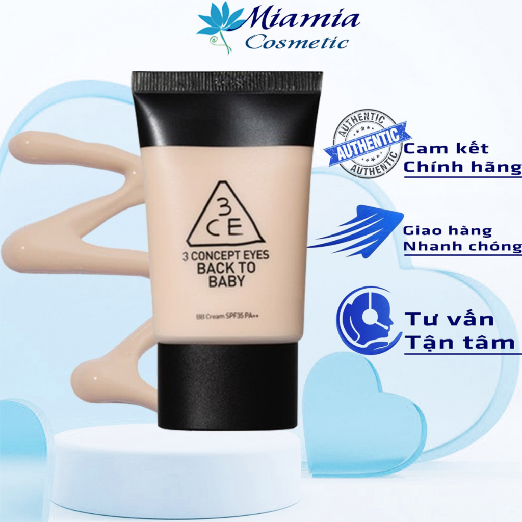Kem Nền 3CE BB Cream Stylenanda Back To Baby 30ml [CHÍNH HÃNG CHECK ...