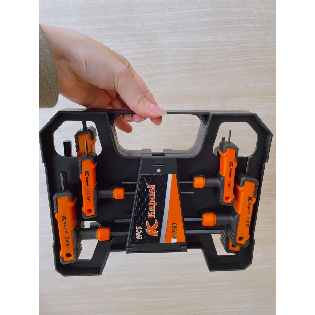 BỘ LỤC GIÁC NHỰA 8 CHI TIẾT KAPUSI JAPAN ( HÀNG MỚI ) K7960 | Shopee ...