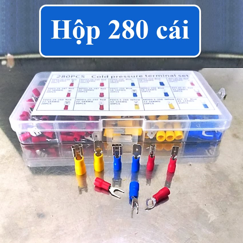 Đầu cos ghim dẹp đực cái bằng đồng [100cái hoặc 50cặp] cosse bấm nối ...