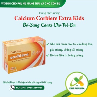 Calcium Corbiere Extra KID bổ sung canxi cho trẻ (Hộp 30 ống x 5ml) | Shopee Việt Nam