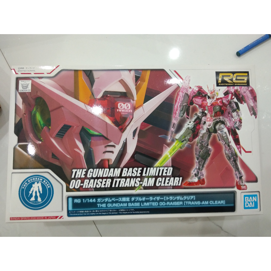 Bandai RG 00 Raiser [Trans-Am clear] The Gundam Base - Mô hình lắp ráp ...