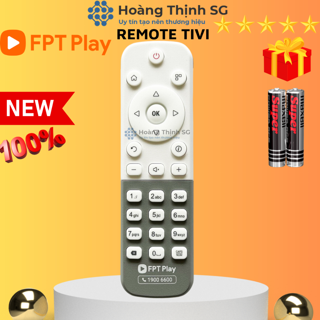 Remote điều khiển đầu FPT Play Box FX6-2ND, Remote truyền hình FPT ...