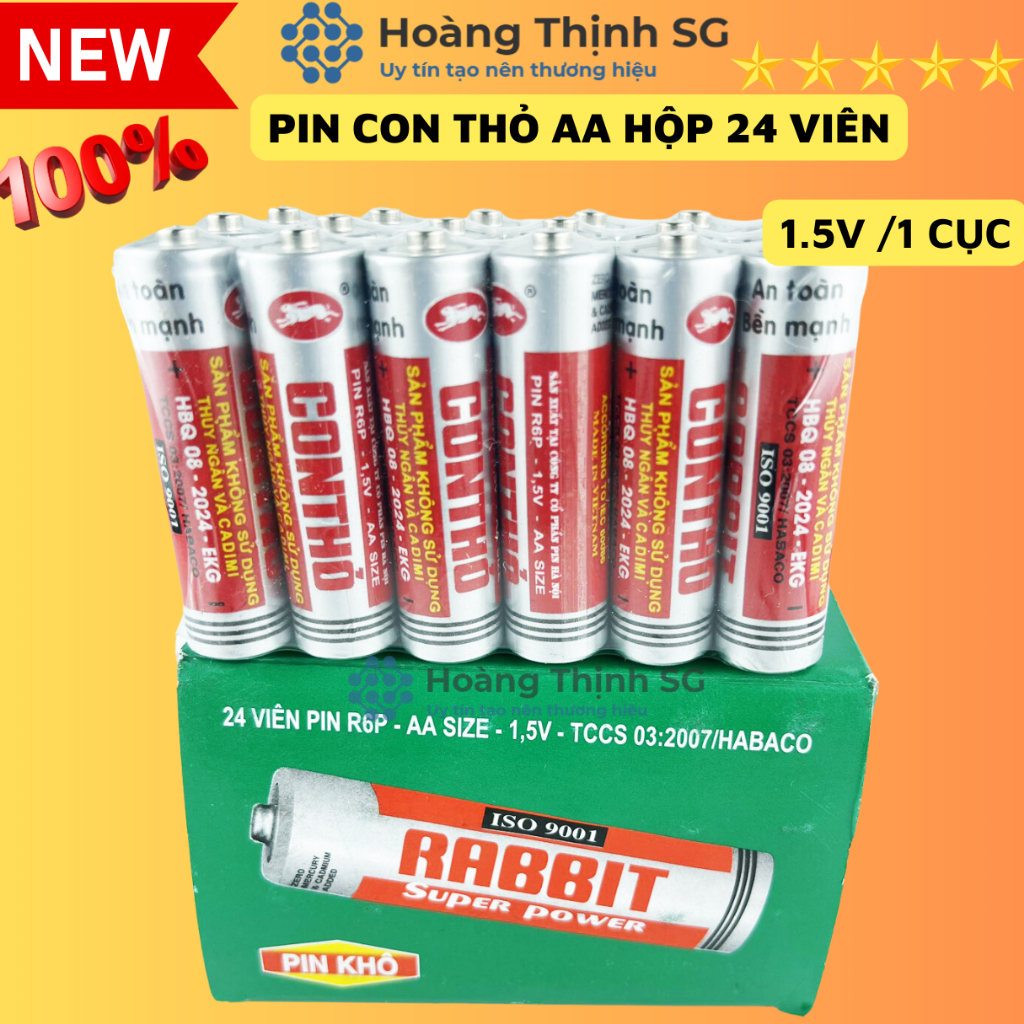 Pin Con Thỏ, Pin tiểu AA & Pin đũa AAA 1.5V, hàng chính hãng | Shopee ...