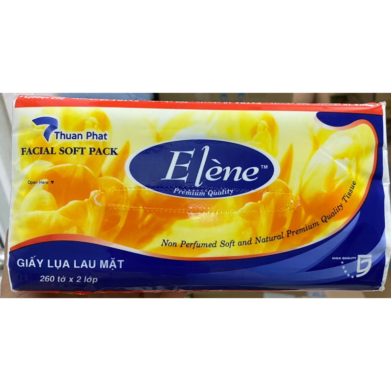 Khăn giấy lụa 2 lớp ELÈNE bịch 260 tờ | Shopee Việt Nam