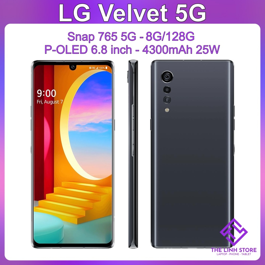 Điện thoại LG Velvet 5G màn 6.8 inch - Snapdragon 765G ram 8G 128G | Shopee Việt Nam
