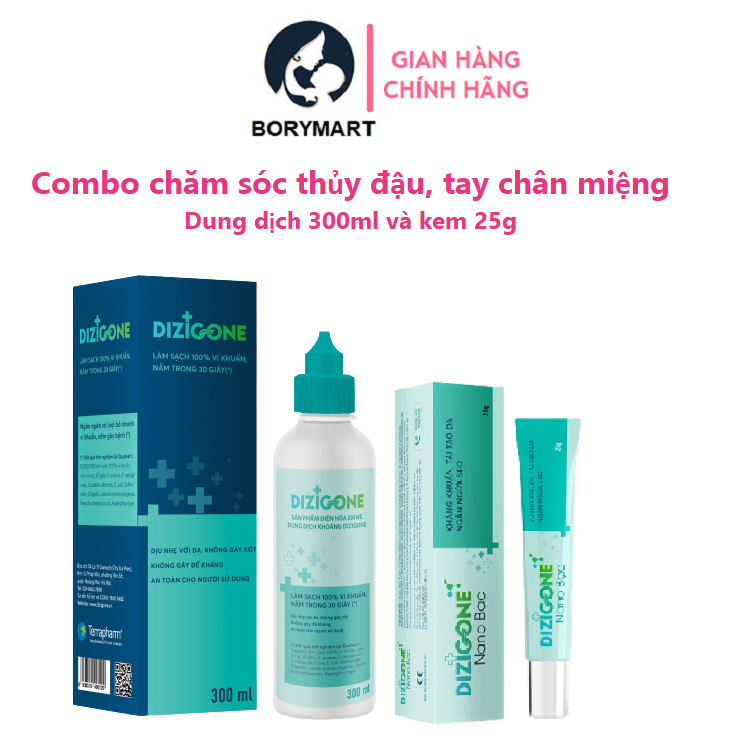 Combo Chăm Sóc Thủy Đậu, Tay Chân Miệng nhanh chóng Dung dịch kháng ...