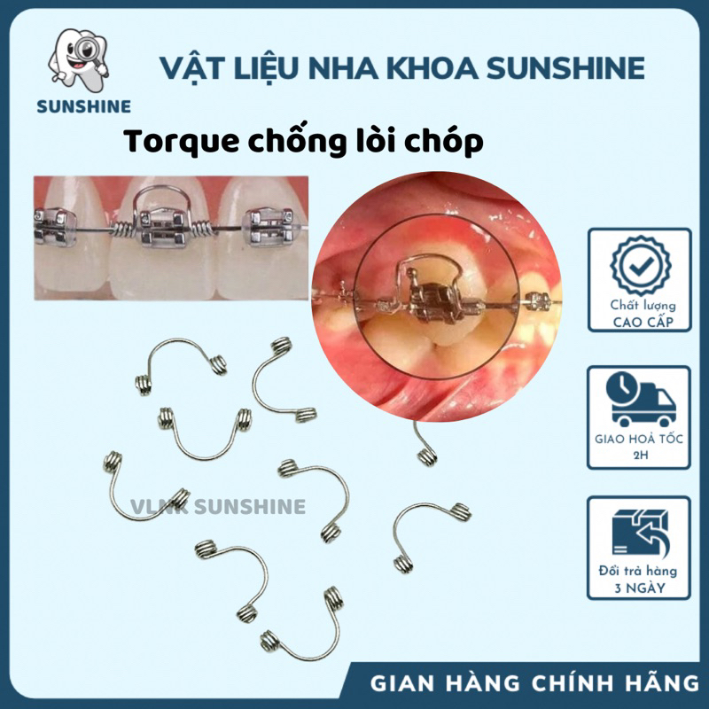 Torque chỉnh nha chống lòi chóp lò xo waren torque art hỗ trợ chỉnh nha ...