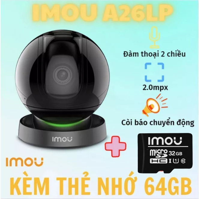 Camera Wifi Imou REX A26LP-C 2MP, quan sát thông minh, đàm thoại 2 ...