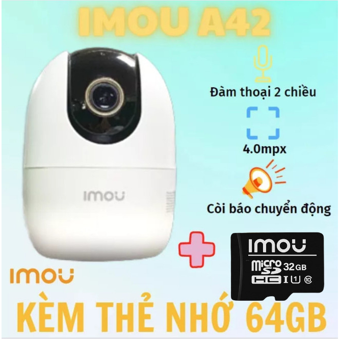 Camera Wifi Imou Ranger IPC-A42 2K+, quan sát thông minh, đàm thoại 2 ...