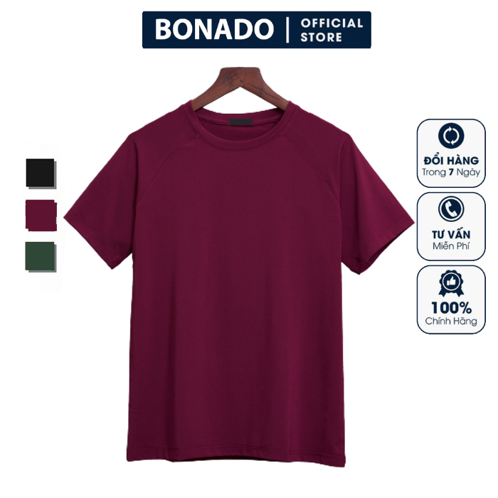 Áo thun nam cao cấp BONADO cổ tròn ngắn tay DO123 Chọn màu | Shopee ...