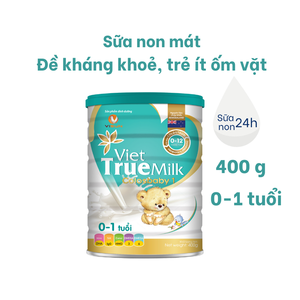 Sữa non tăng miễn dịch, đề kháng Viettrue Milk Colos Baby 1 cho bé 0-1 ...