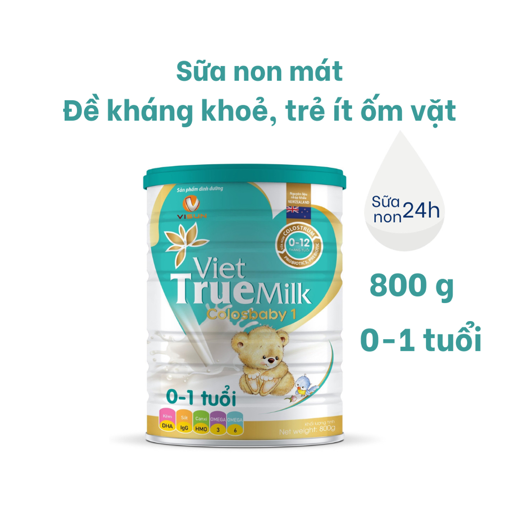 [Trợ giá] Sữa non tăng miễn dịch, đề kháng Viettrue Milk Colos Baby 1 ...