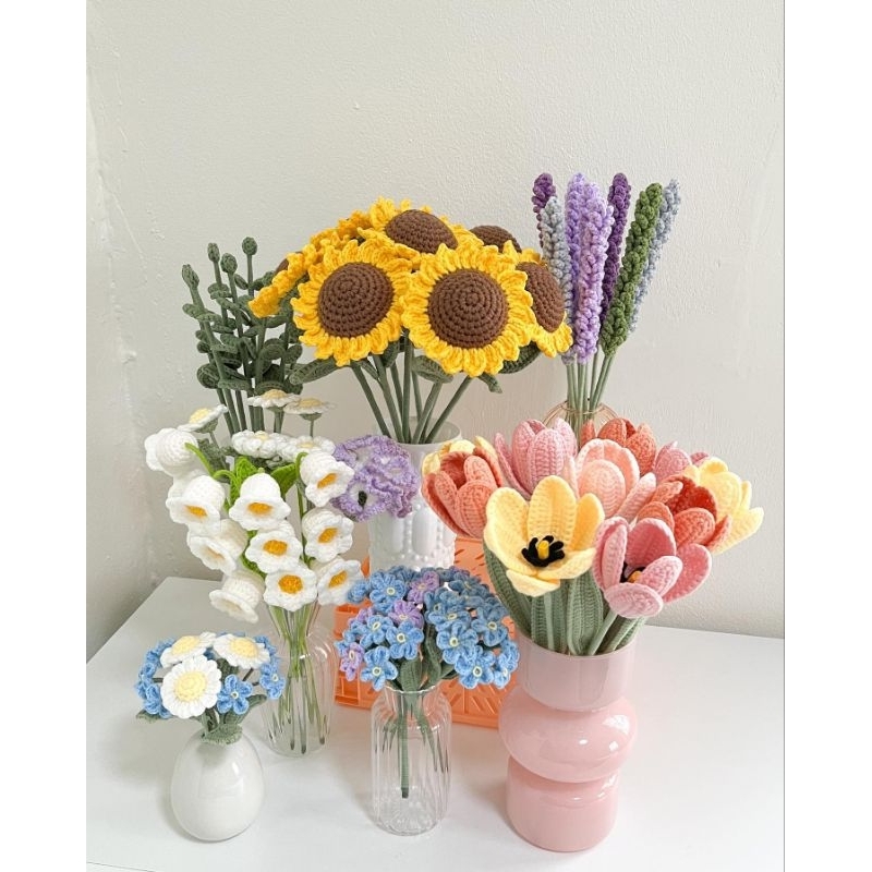 [Handmade] Hoa len trang trí phòng, bàn làm việc (Cành lẻ không gói ...