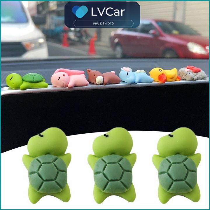Mô hình thú cưng mini chất liệu nhựa resin trang trí tablo xe hơi, bàn ...
