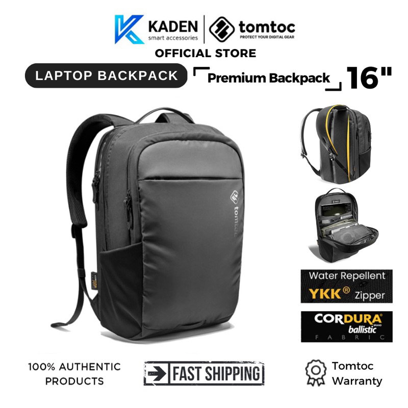 Balo Tomtoc Premium Urban Laptop 15.6 inch-H61-Hàng Chính Hãng | Shopee Việt Nam