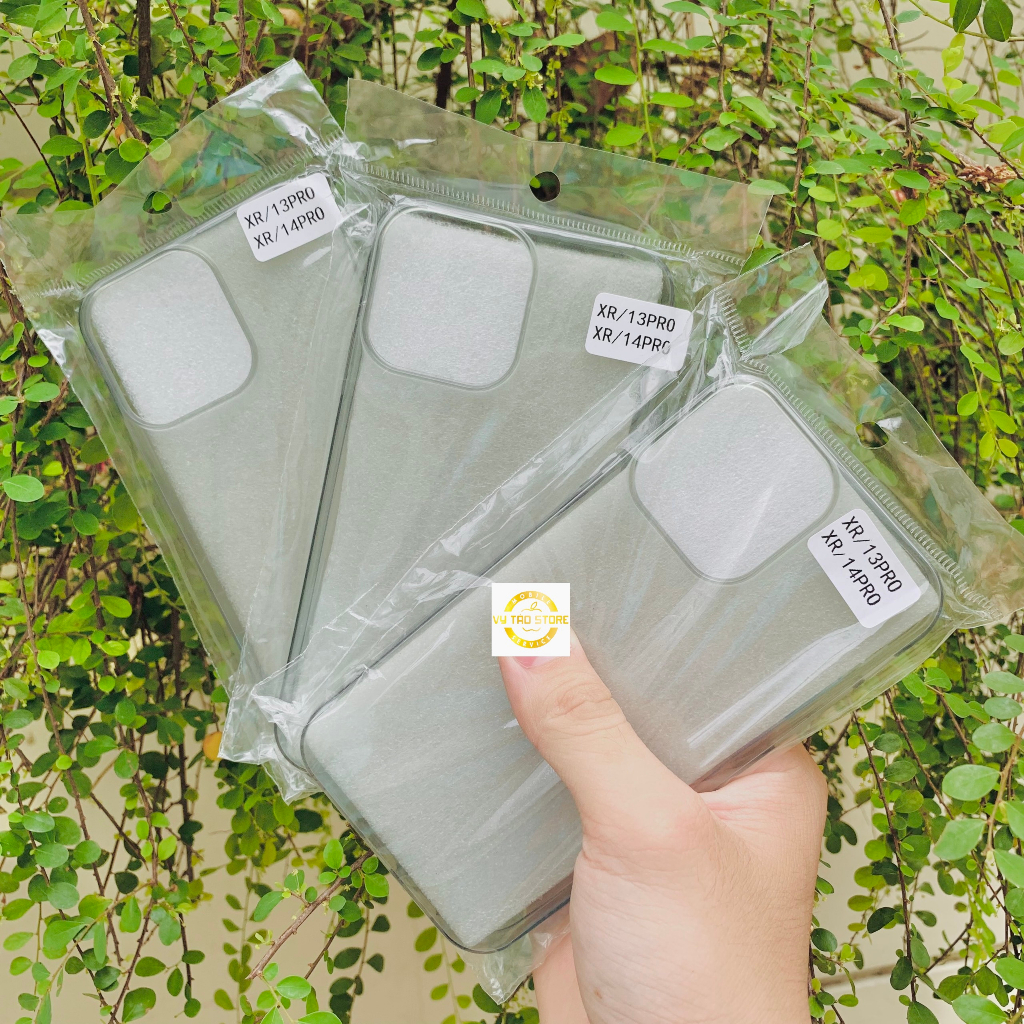 Ốp Lưng Dành Cho Vỏ XR Độ 13Pro / 14Pro. Ốp Silicon Đen Mờ Khít Đẹp | Shopee Việt Nam