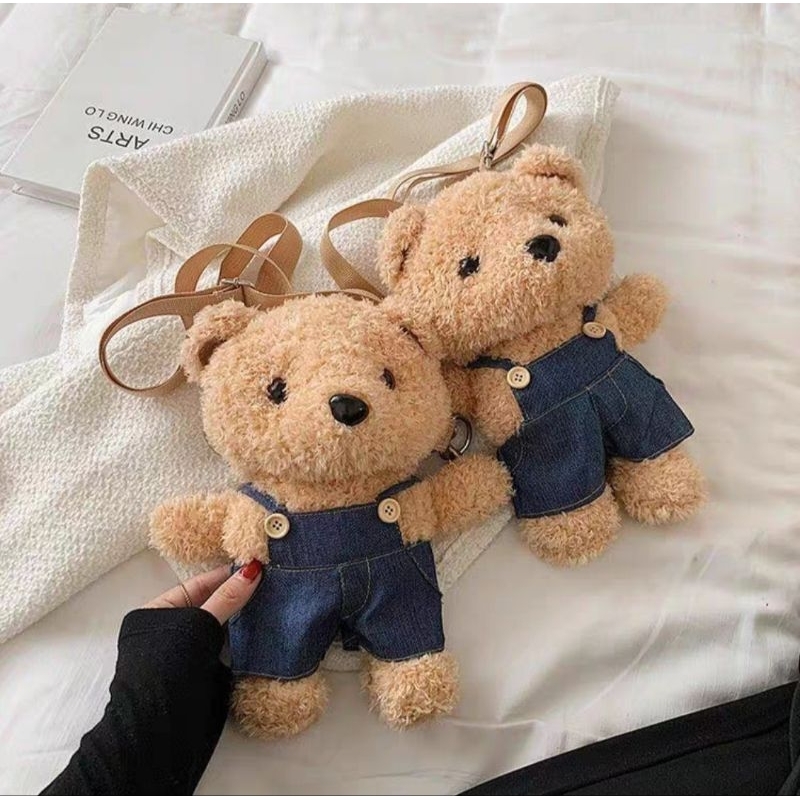 Túi đeo chéo hình chú gấu bông teddy dễ thương | Shopee Việt Nam