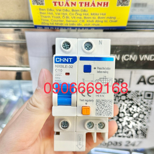 Aptomat Chống Giật RCBO CHINT NXBLE-32 1P+N (Chính Hãng) | Shopee Việt Nam