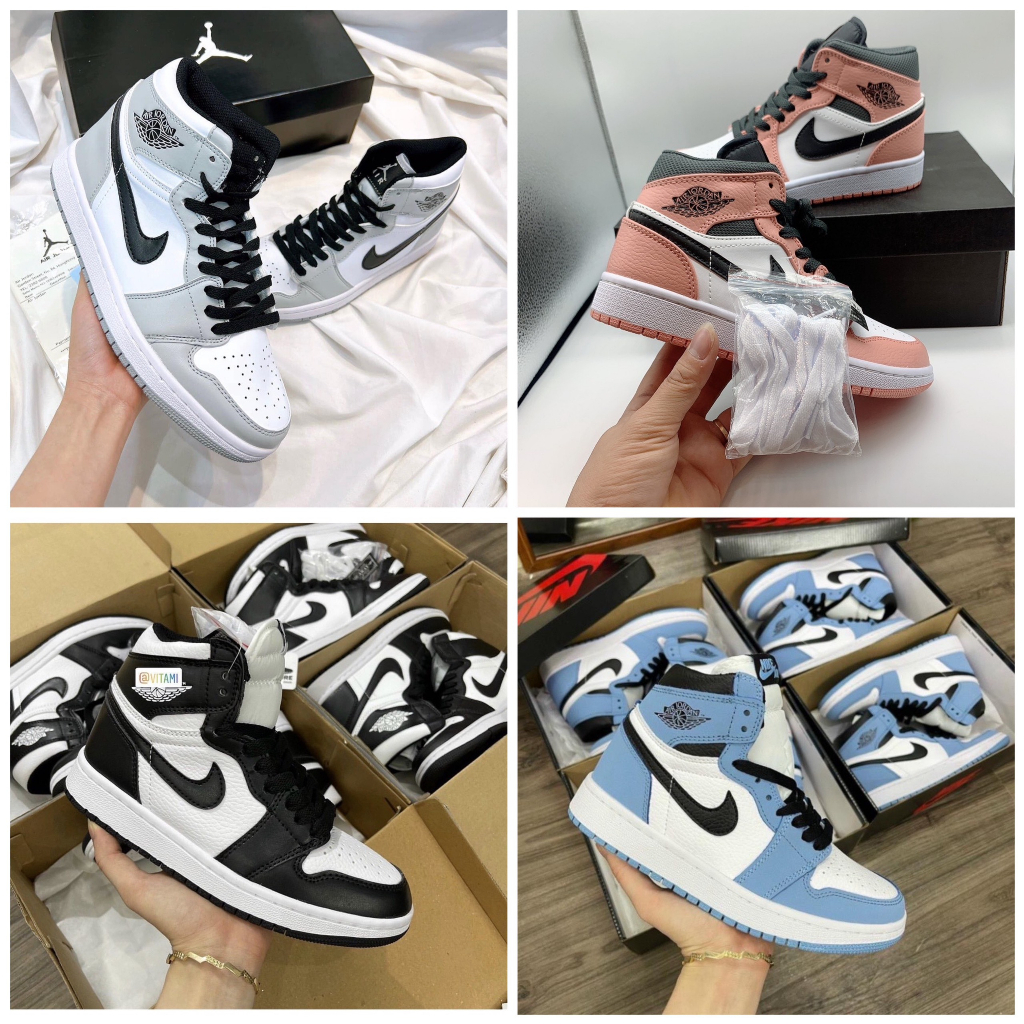 Giày thể thao Sneaker Jd1 Cổ cao Tổng hợp các Màu hoot trend Bảo hành 6 ...